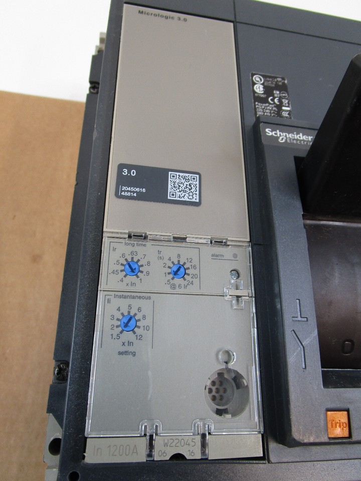 Schnieder PG 1200 1200A PowerPact Circuit Breaker Micrologic 3.0 242 ...