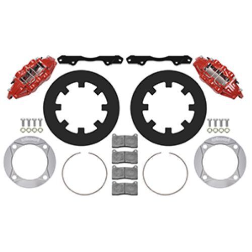 Wilwood 140-16632-R Front Disc Brake Kit For Polaris Razor Red Caliper ...
