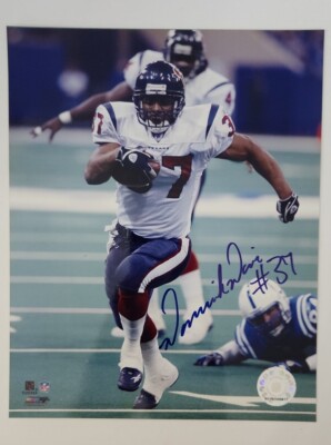 Domanick Davis Signed Autographed 8 X 10 Photo Houston Texans Domanick ...