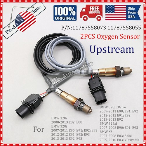 Upstream 2PCS Oxygen O2 Sensor For BMW E82 E90 E91 128i 328i 328i ...