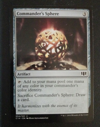 Commander's Sphere Magic mtg Light Play, English Commander 2014 x1 | eBay