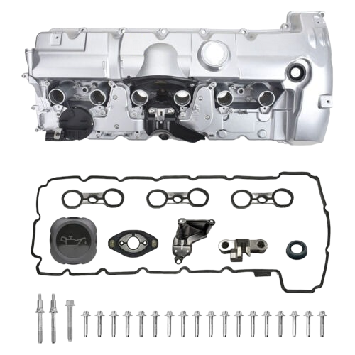 All Aluminum Engine Valve Cover BMW N52 E70 E82 E90 E91 328i 528i 128i ...