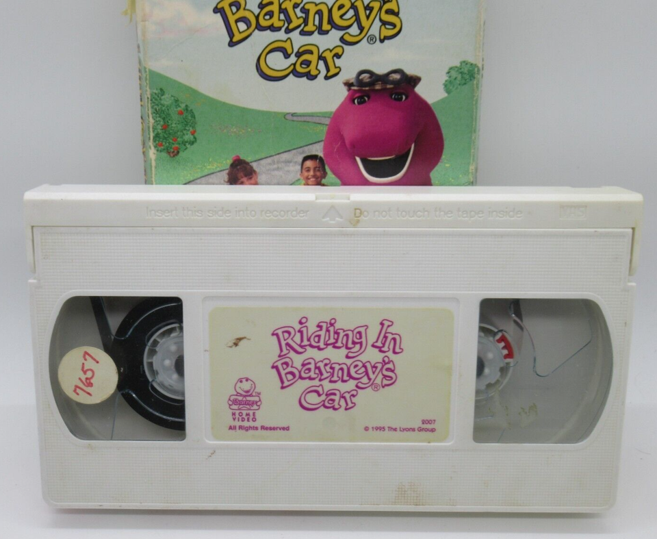 BARNEY & FRIENDS: RIDING IN BARNEY'S CAR VHS VIDEO, CAR WASH CLEANERS ...