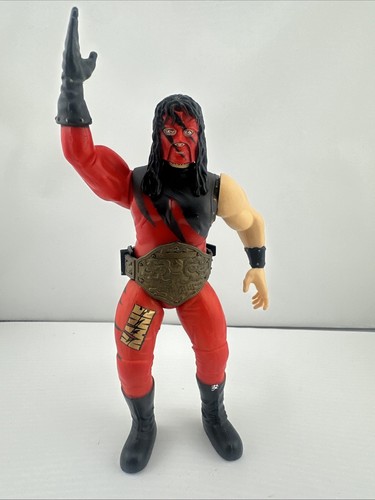 1998 WWE Kane W/Chopping Action Jakks Wrestling Figure Slammers ...