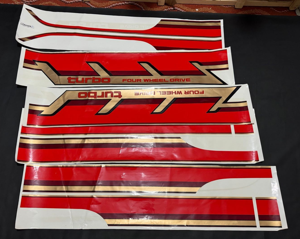 Toyota Land Cruiser 70 Series LJ70/ LJ71 3 Door Comp Side Body Sticker ...