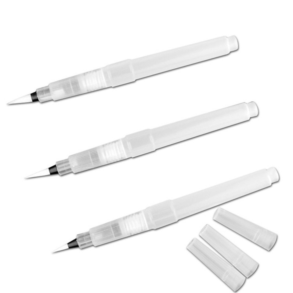 3 Pcs Refillable Ink Pen Water Injection Student Painting Marker | eBay UK