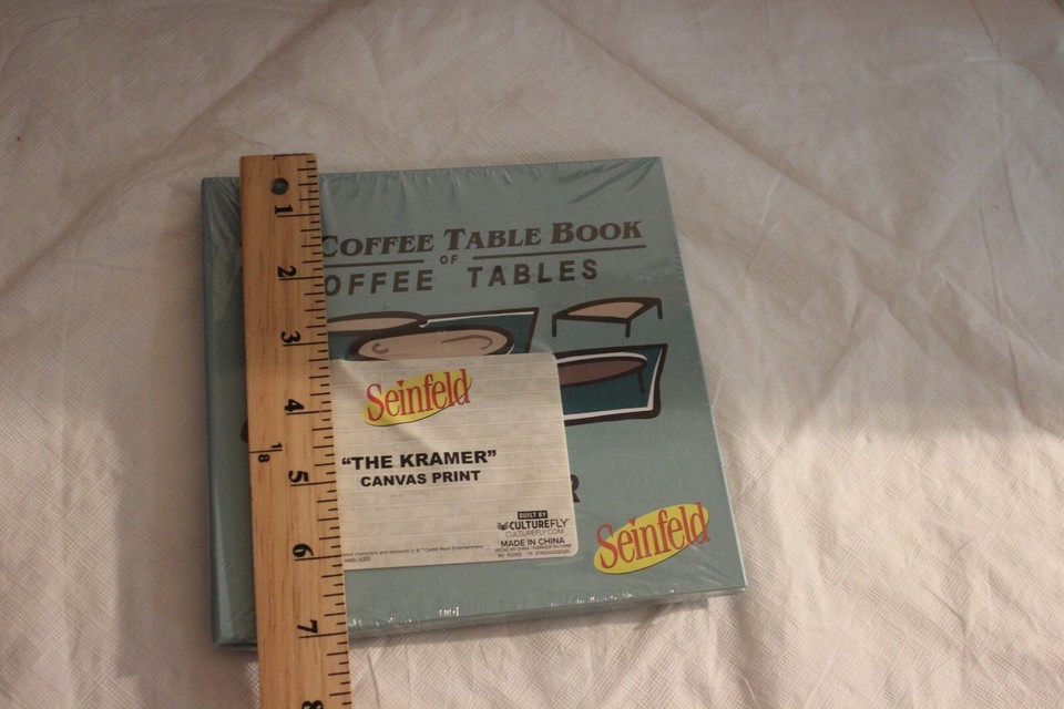Culturefly Seinfeld "Coffee Table Book of Coffee Tables" NOTEBOOK w ...