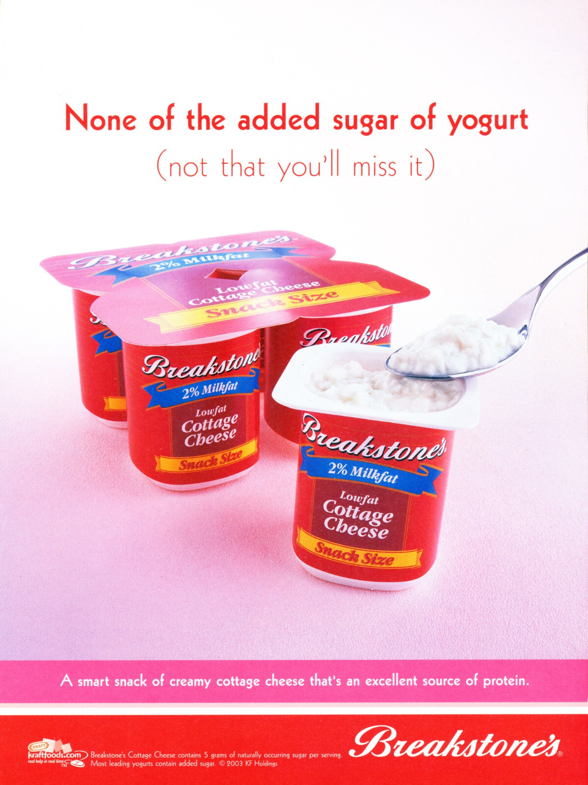 BREAKSTONE'S AD #02 MAGAZINE promo AD 2003 ORIGINAL 1 PAGE PRINT AD ...