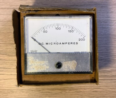 Triplett DC Microamperes 0-200 PSI Model 320-G | eBay