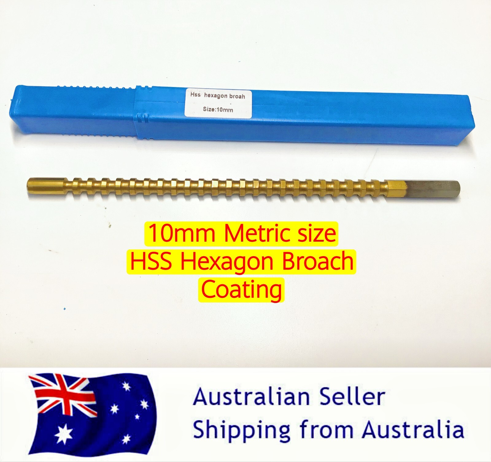 10mm Coating Hexagon Broach Metric Size High Speed Steel Cutting Tool ...