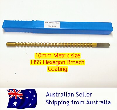 10mm Coating Hexagon Broach Metric Size High Speed Steel Cutting Tool ...