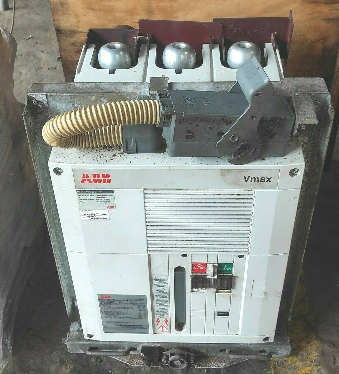 ABB Vmax/W 17.12.25 M2 Circuit Breaker 1250A Electrical Diagram ...