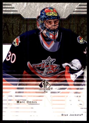 2003-04 SP Authentic Marc Denis Columbus Blue Jackets #23 | eBay