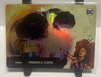 Gordanian Vs Starfire Card DC Hybrid Mint A6944 Epic Holo 🔥 | eBay