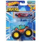 Hot Wheels Monster Truck & Car - NIGHT SHIFTER & CRUSHED SEDAN - SUDDEN ...