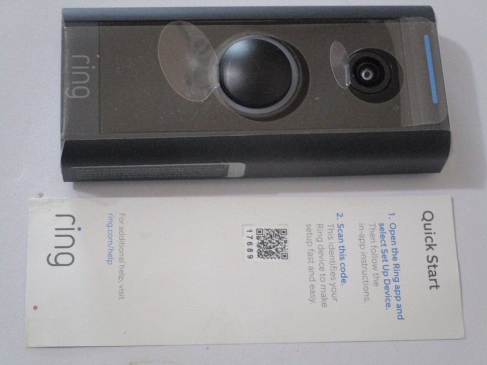 Ring Wired Smart Video Doorbell Wired Model 5AT3T5 | eBay