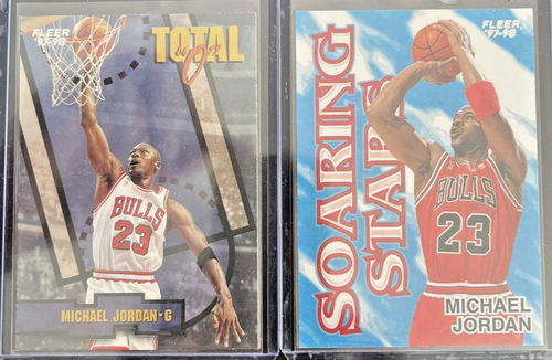 NBA Card Michael Jordan Fleer Total “O” Soaring Stars 2 Sets | eBay