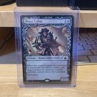 Brutal Cathar - Foil - Showcase - Innistrad: Midnight Hunt - Magic the ...