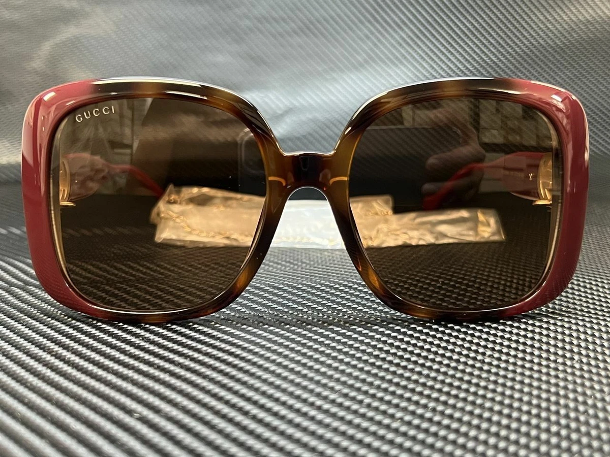 store deals New Authentic GUCCI Grey Square Ladies Sunglasses GG1029SA ...