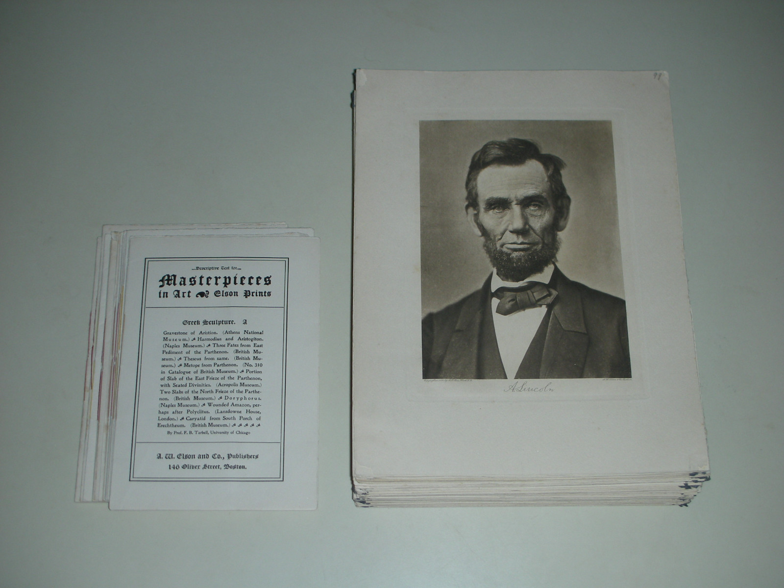 Antique A.W. Elson Co Boston Photogravures Prints 9x12 LOT - 168 PCS | eBay