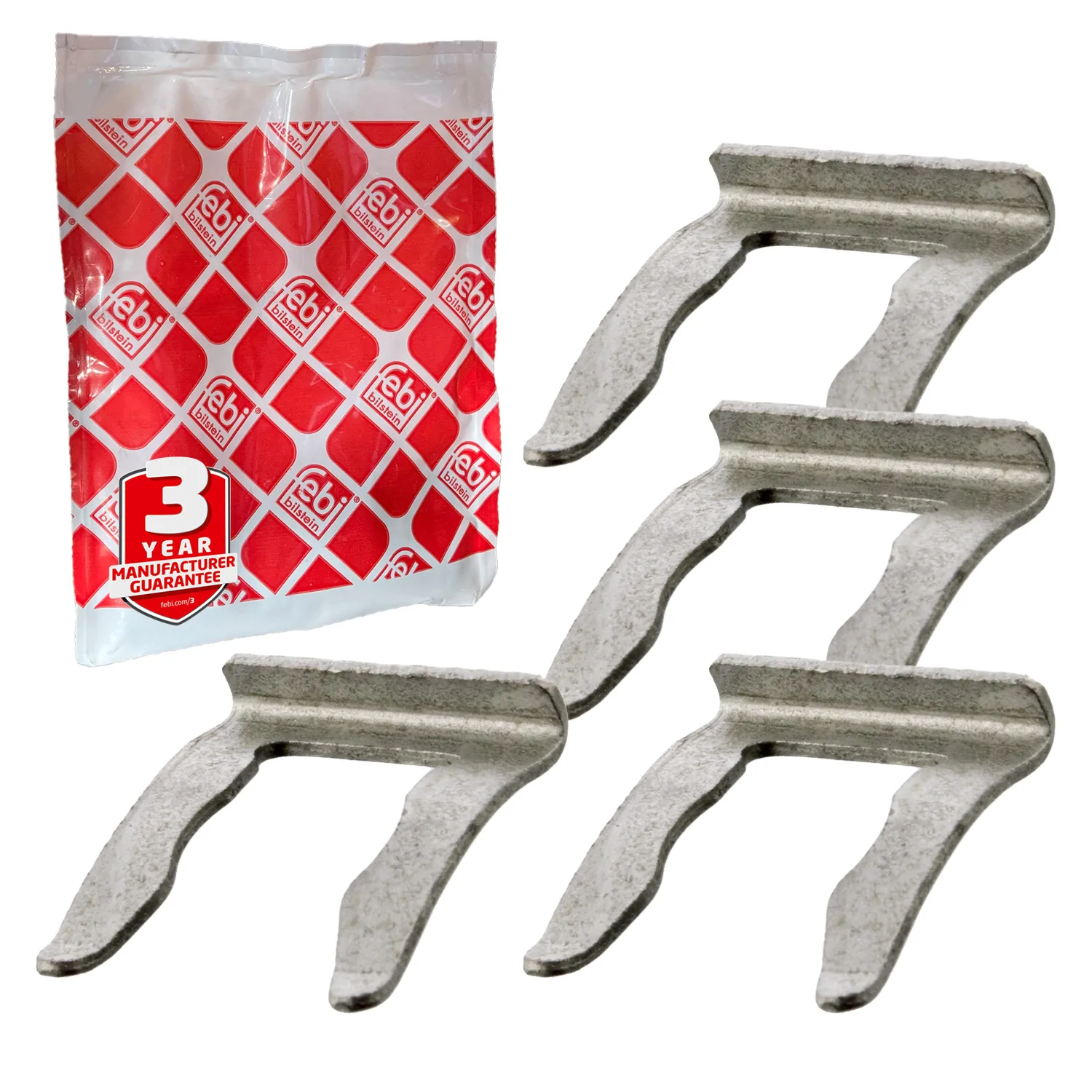 4x Golf Rear Brake Hose Clips Clamps Fits VW Mk4 Mk5 Mk6 Polo Audi A3 ...