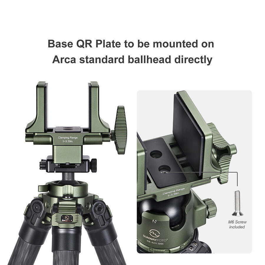 Sunwayfoto Hunting Tripod Rifles Gun Rest Shooting Mount to Arca Clamp ...