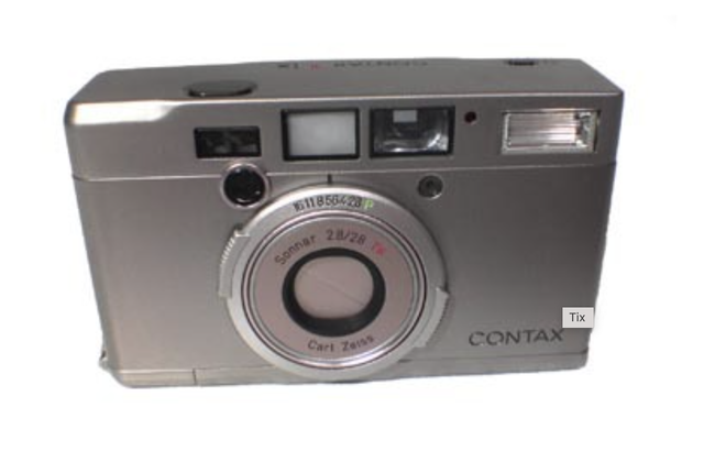 Contax TVS Digital 5.0MP Digital Camera - Titanium silver for sale ...