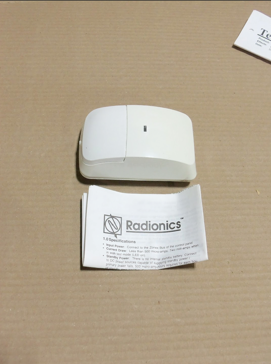 NEW RADIONICS ZX935Z Popit Motion Sensor "AK" | eBay