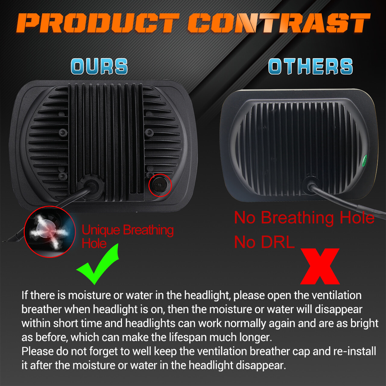 1985-2005 Chevy Astro Cargo Van G30 G20 G10 7x6inch 5X7" LED Headlights ...