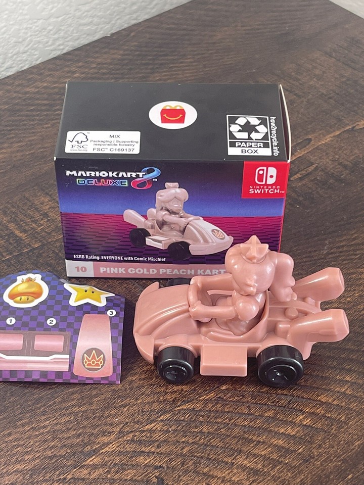 McDonald’s 2024 Nintendo Switch Mario Kart 8 Deluxe Princess Peach Pink ...
