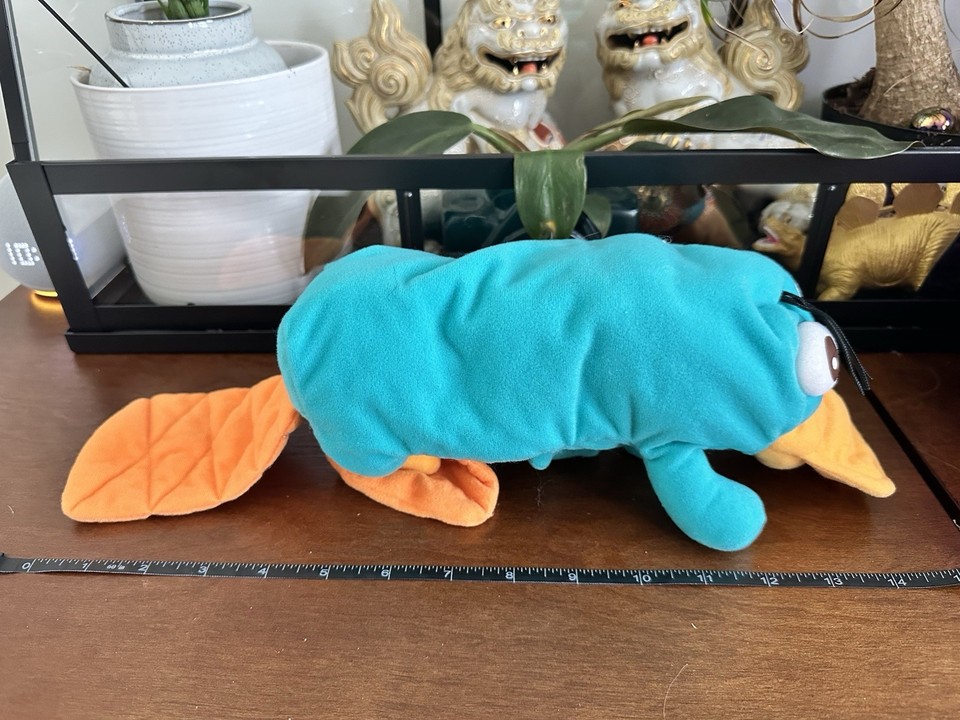 Phineas and Ferb Plush Reversible Perry Platypus Agent P Stuffed Animal ...