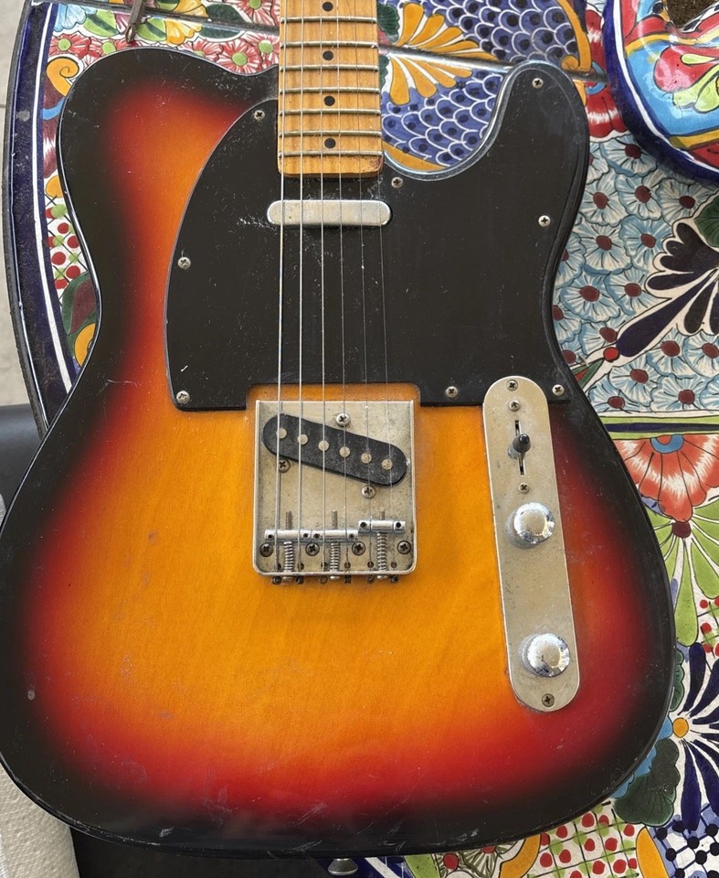 Old Copy Of 1953 Telecaster Guitar High Quality Prob Japanese Origin 7 ...