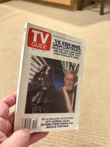 2002 TV GUIDE Magazine STAR WARS Set of 3 Lenticular 3-D Covers Anakin ...