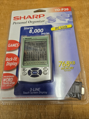 Sharp Yo-P20 Personal Organizer NEW | eBay