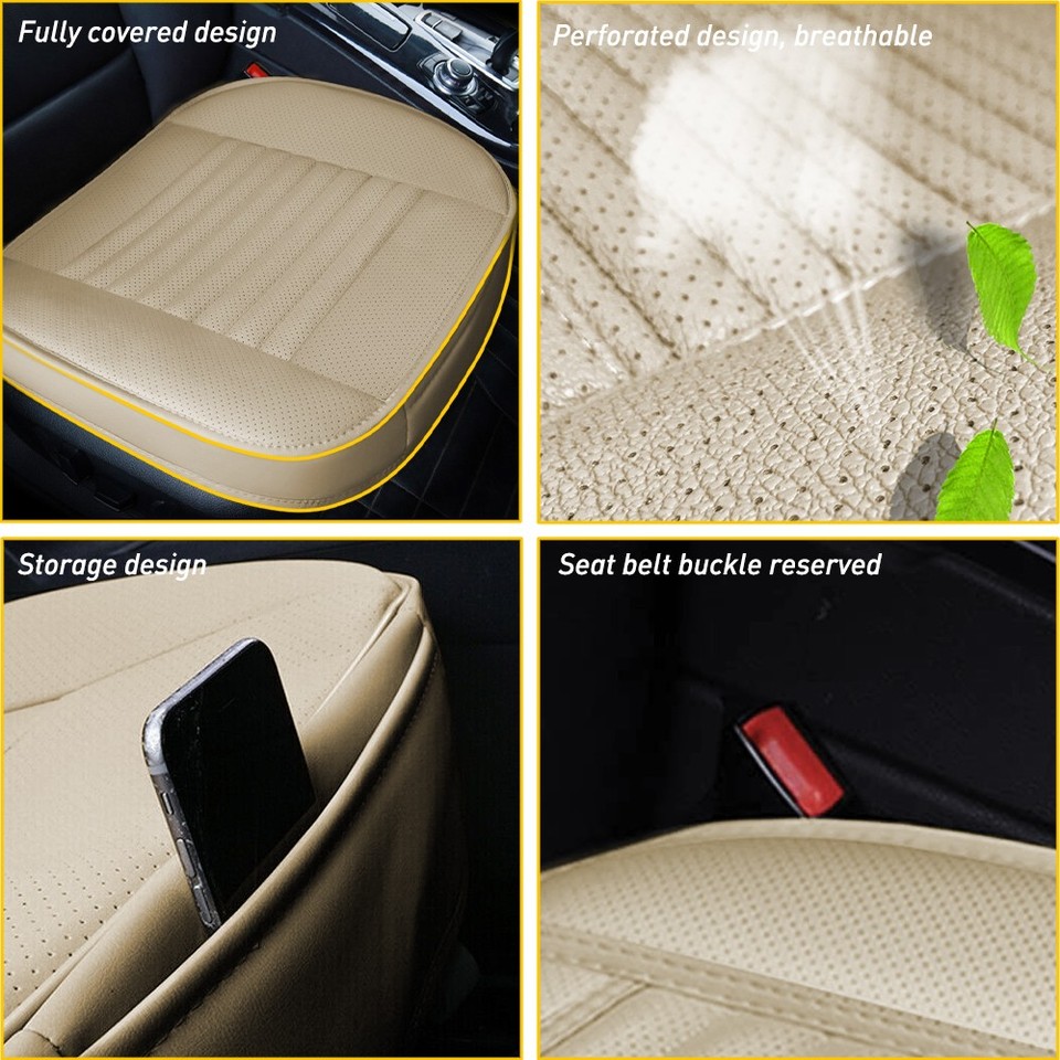 Universal Seat Car Covers Leather PU Auto Interior Cushion Truck Van ...