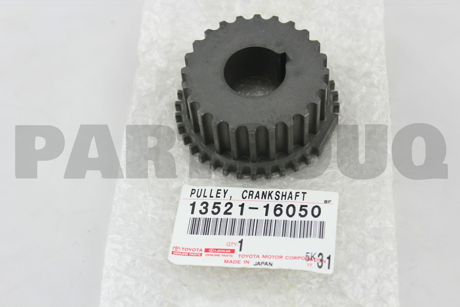 1352116050 Genuine Toyota PULLEY, CRANKSHAFT TIMING 13521-16050 | eBay