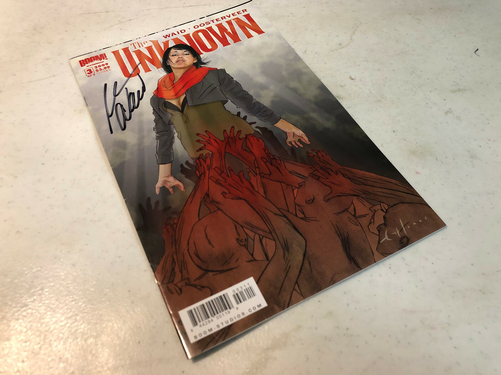 SIGNED MARK WAID THE UNKNOWN #3 BOOM! STUDIOS W/COA 200% SIGNATURE ...