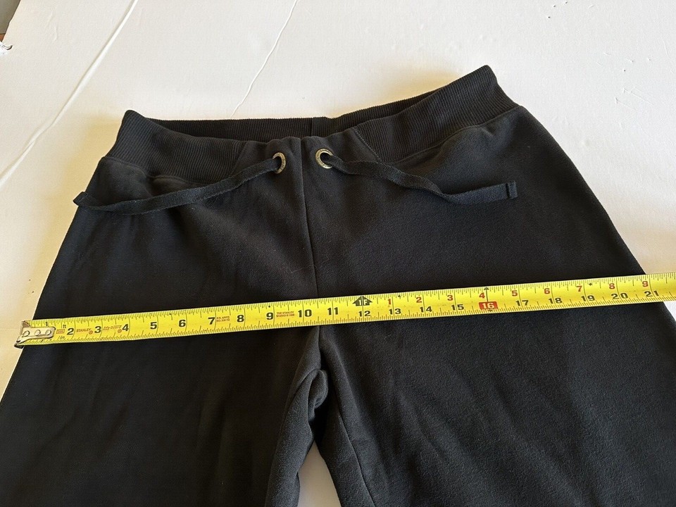 EUC Vintage PUMA Sweatpants Women's Sz L Black Bootcut Drawstring Y2K ...