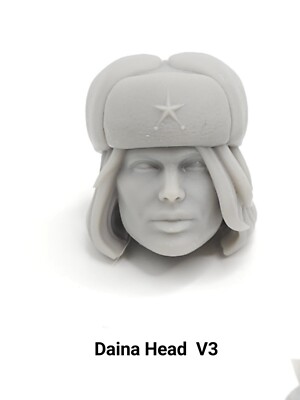 3d Printed Oktober Guard DAINA V3 Head 1:12 6" GI Joe Classified/Marvel ...