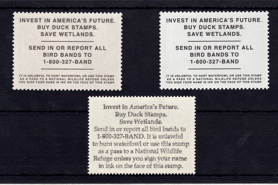 US Scott #'s RW73, RW74 & RW75, MINT / VF / NH Federal Duck Stamps! SCV ...