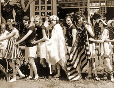 1918 Bathing Suit Fashion Parade, Seal Beach, CA #3 Old Photo 8.5" x 11 ...