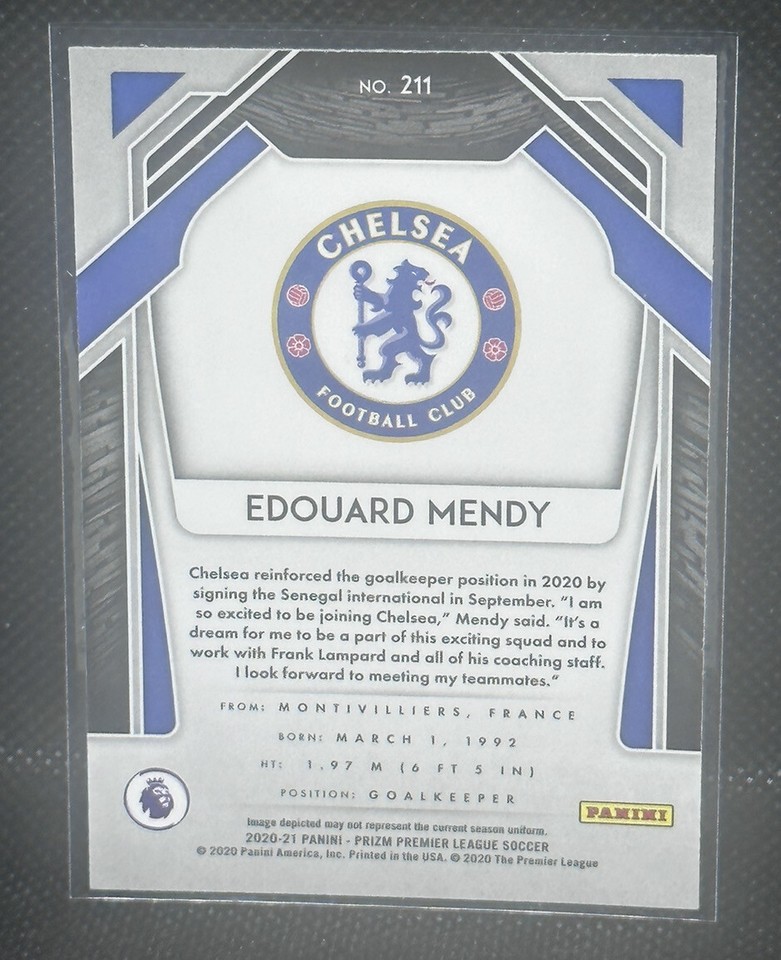 Edouard Mendy 2020-21 Panini Prizm Premier League#211 RC Chelsea FC | eBay