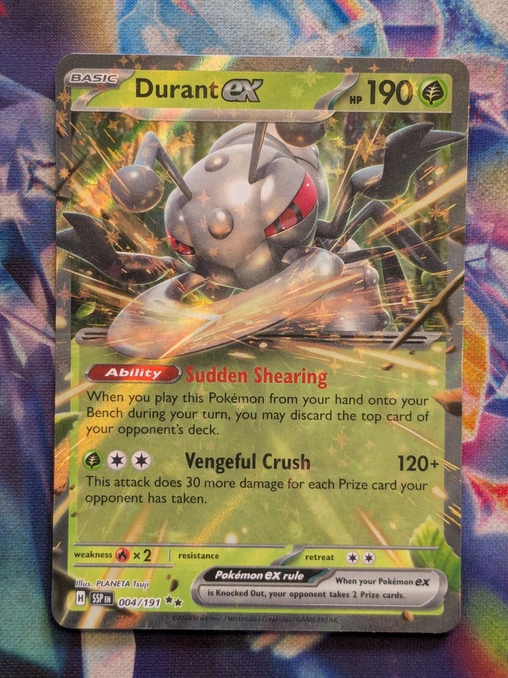 Durant ex 004/191 - Ultra Rare - Surging Sparks Pokemon Card NM | eBay
