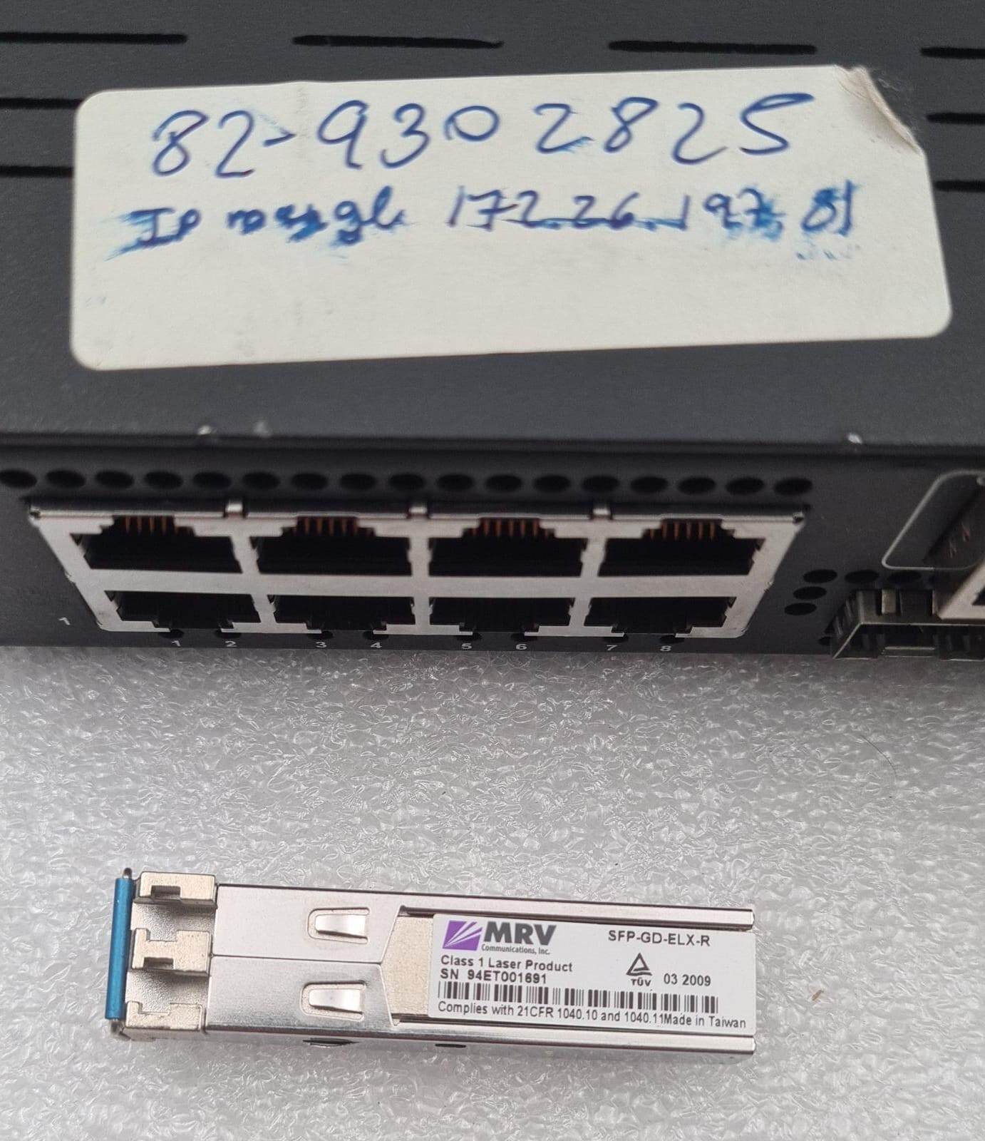 MRV OS-910 OS910/AC-1 Demarcation Platform RJ45 10/100/1000 BASE-T+2 ...