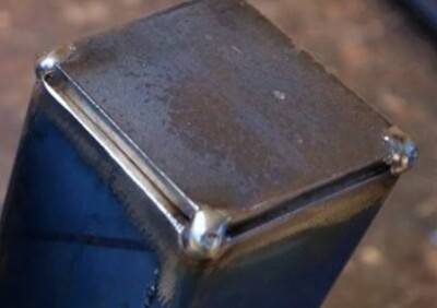 Flat Steel Weld-ON Square Tube Caps 12ga or 3/16" Thick A36 Steel | eBay