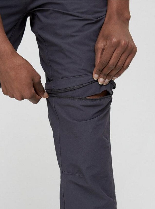 Women’s Regatta Highton Zip Off Walking Hiking Trousers + Shorts Grey ...