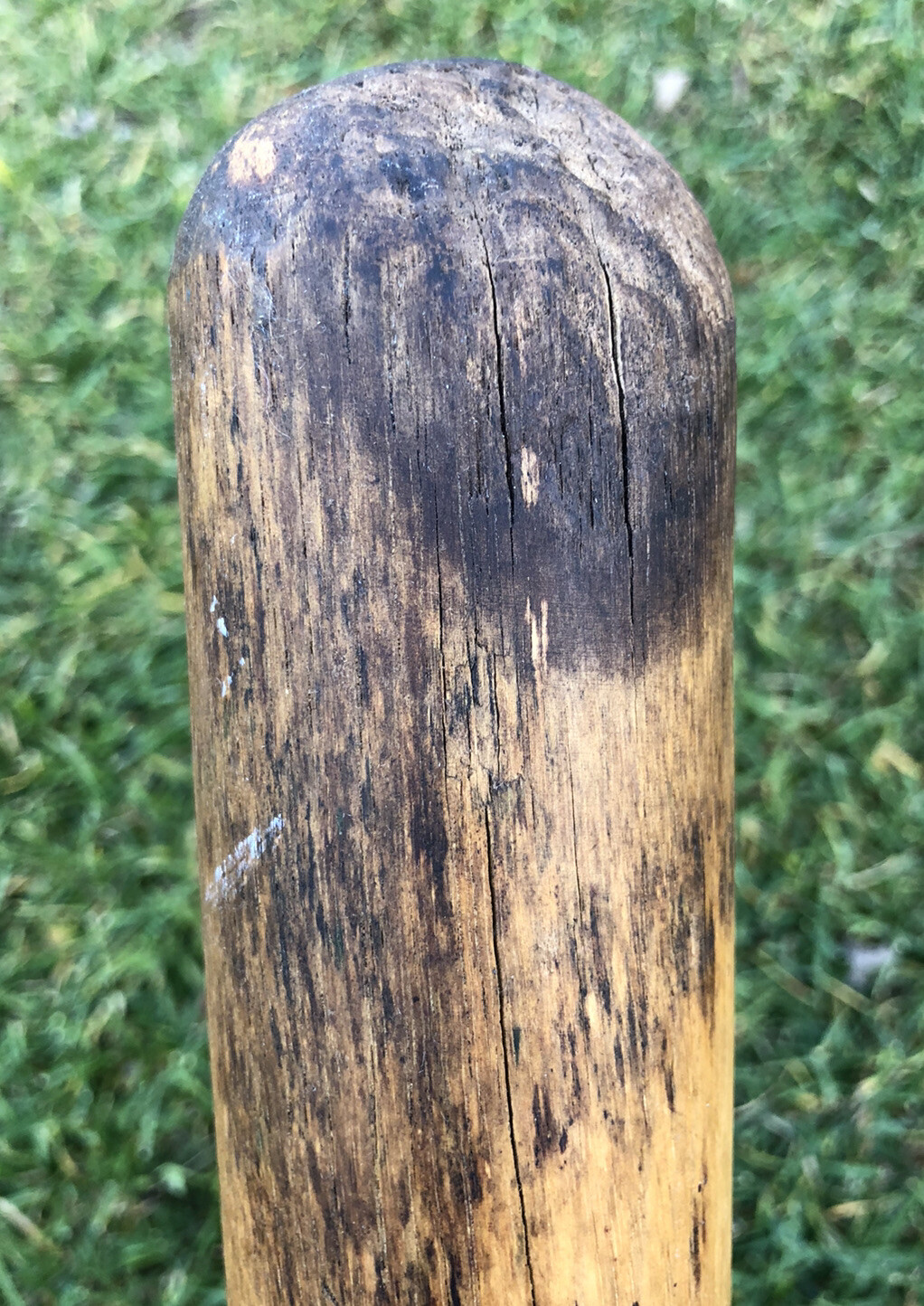 Antique 1880s 1890 Hand Carved 38” Wood Baseball Bat 41oz Huge War Club ...