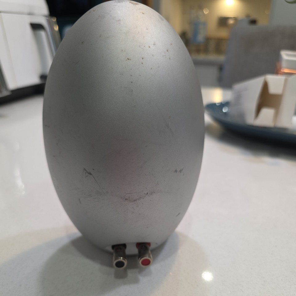 x1 Kef Egg HTS1001 Satellite Surround Speaker SP3419 100w 8Ohm Silver ...