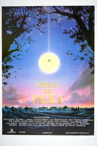 ARACHNOPHOBIA 18x25 Original exYU movie poster 1990 JEFF DANIELS, FRANK ...