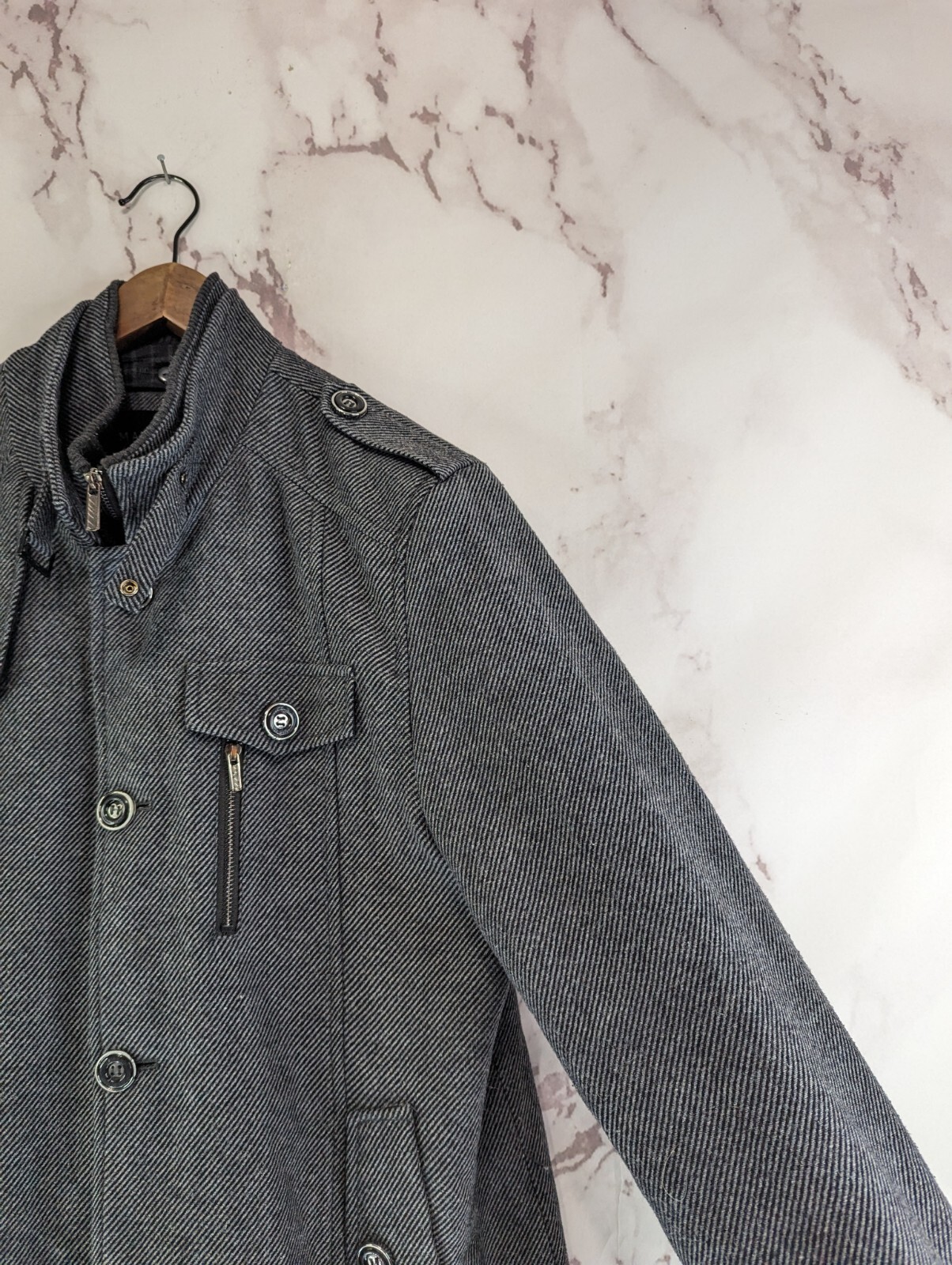 Matchstick Coat Mens XXL Gray Argus Jingpin Business … - Gem